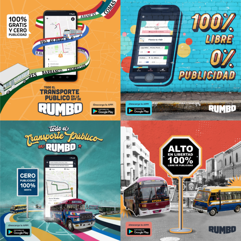 App Rumbo: Diseño Redes Sociales - Pandora Marketing